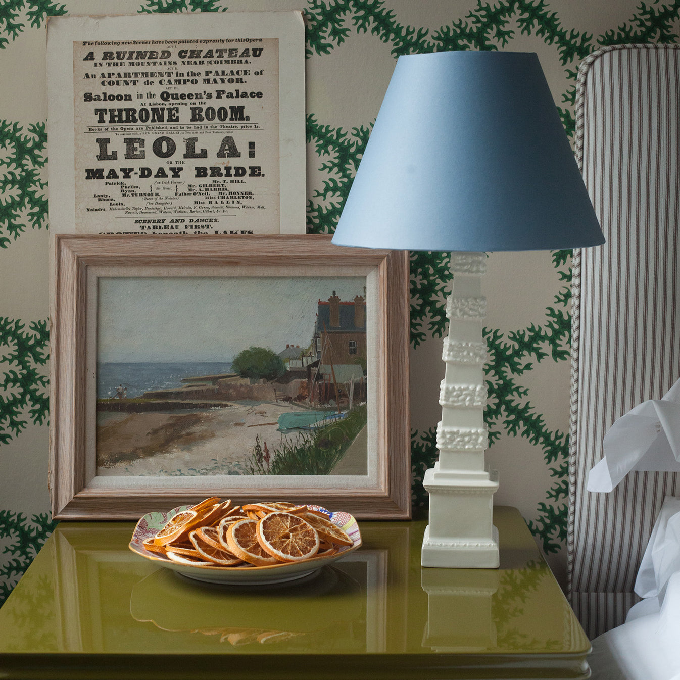 P&H Creamware Obelisk Lamp – Pentreath & Hall