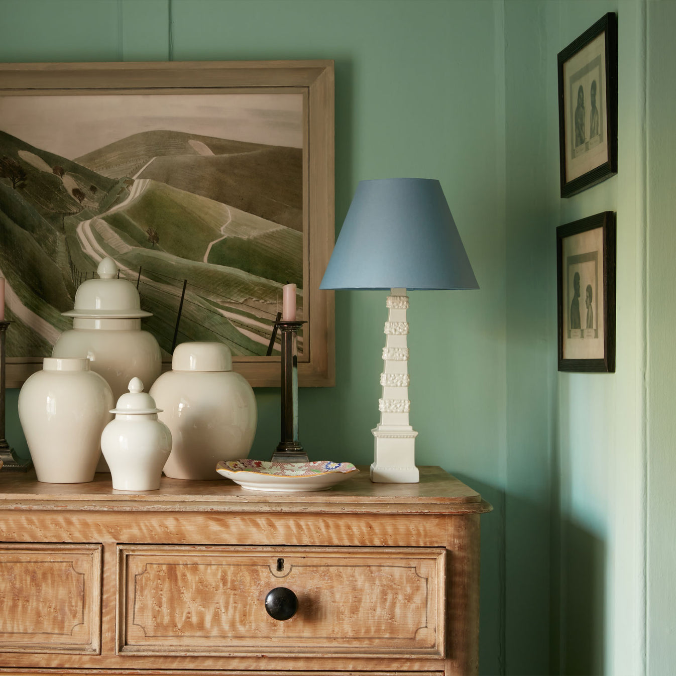 P&H Creamware Obelisk Lamp – Pentreath & Hall